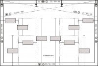 PVC Netz mit Saum und Ösen alle 50cm, moosgrün | GPSave GmbH
